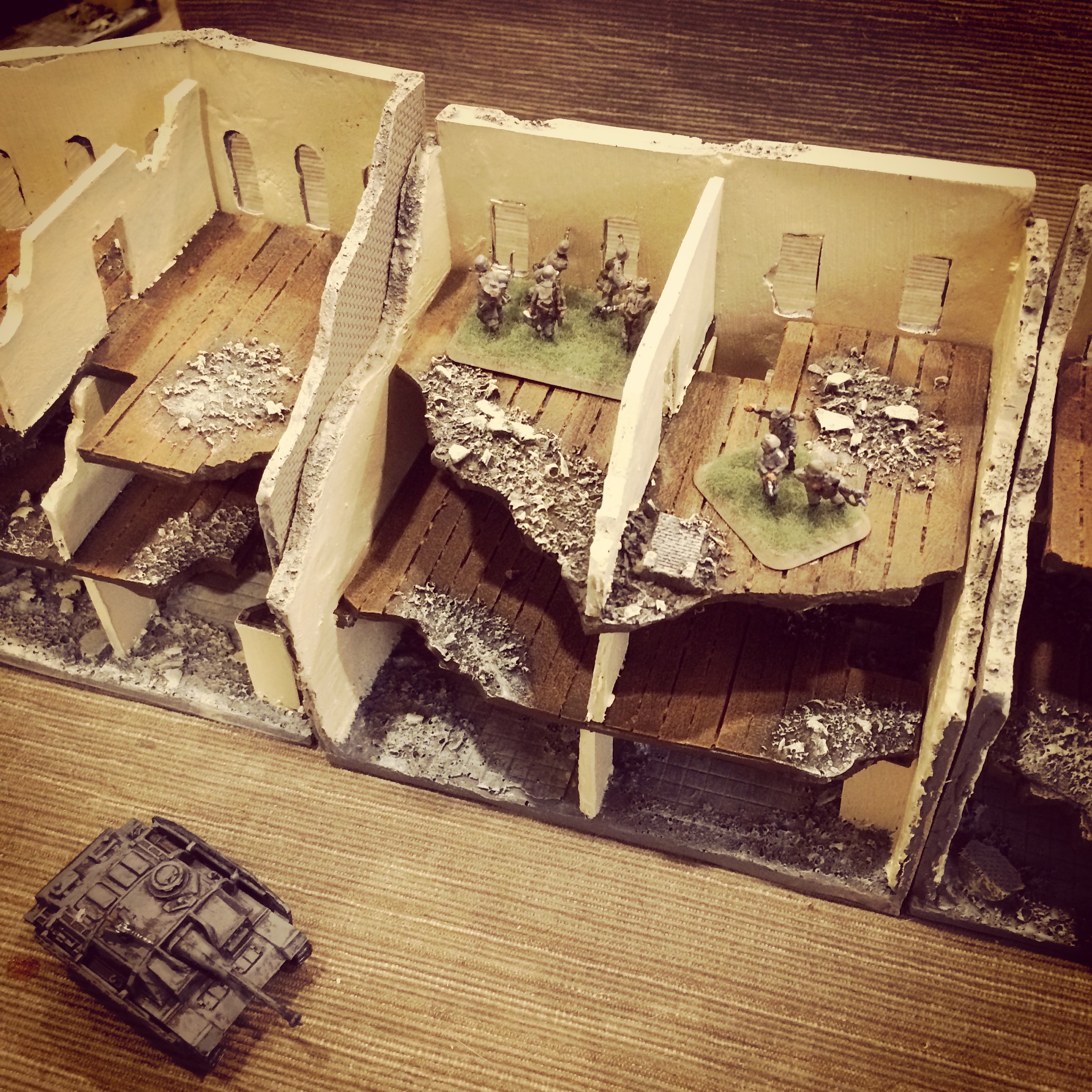 Flames of War: Novus Design Studio 15mm City Block Ruins | Brooklyn ...