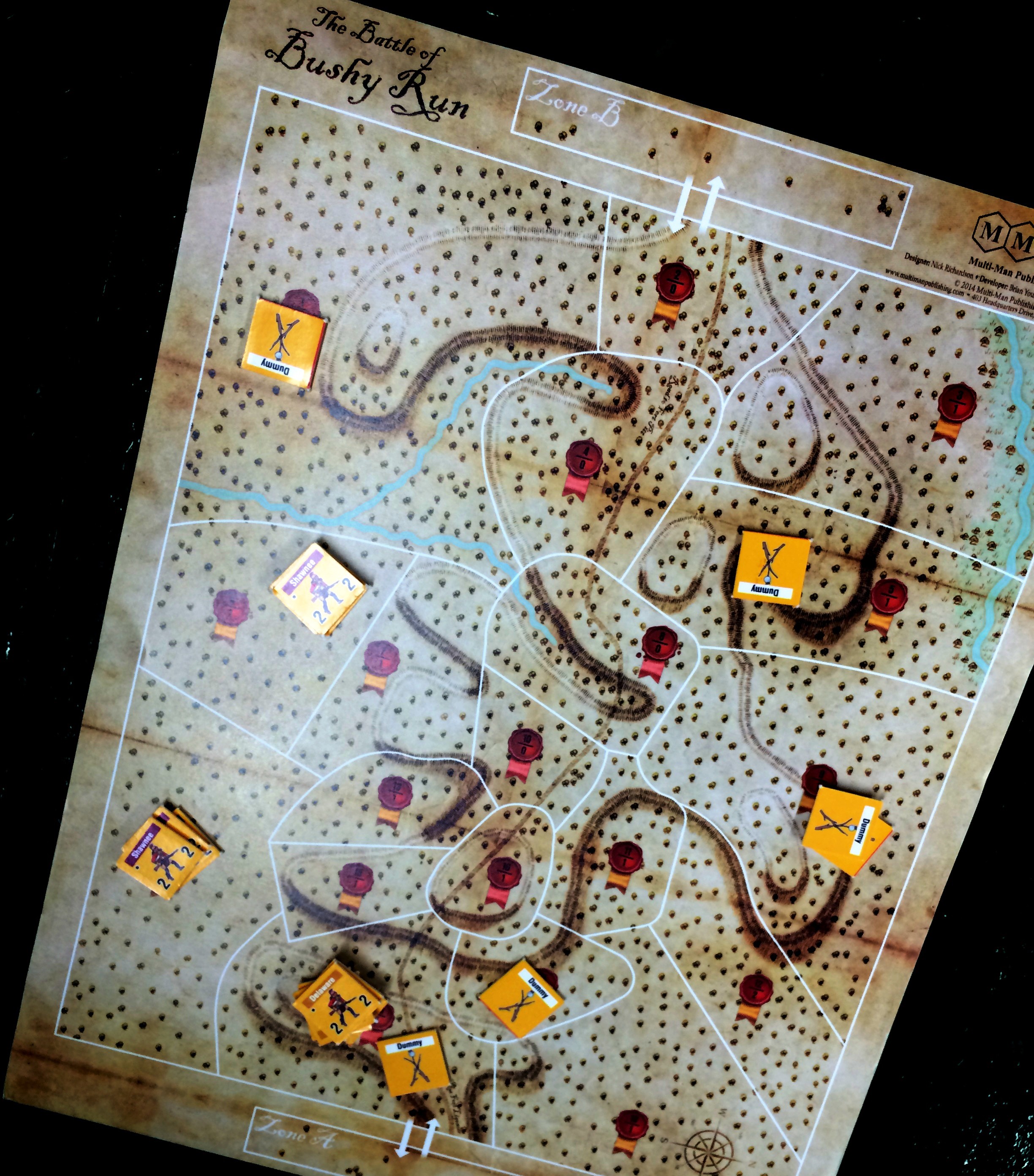New Game Weekend: The Battle Of Bushy Run | Brooklyn Wargaming