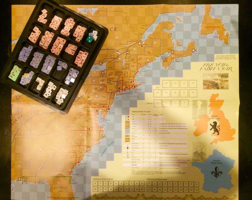Boardgames of the French and Indian War | Brooklyn Wargaming