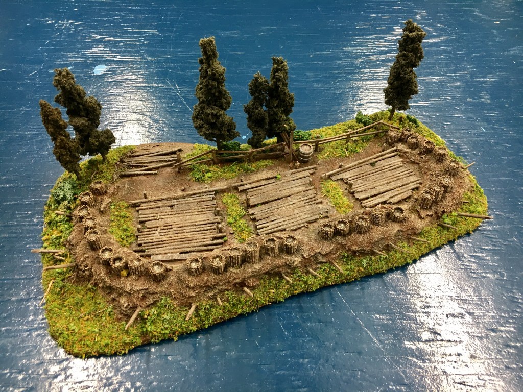 Rebuilding a 28mm Wilderness Fortification | Brooklyn Wargaming