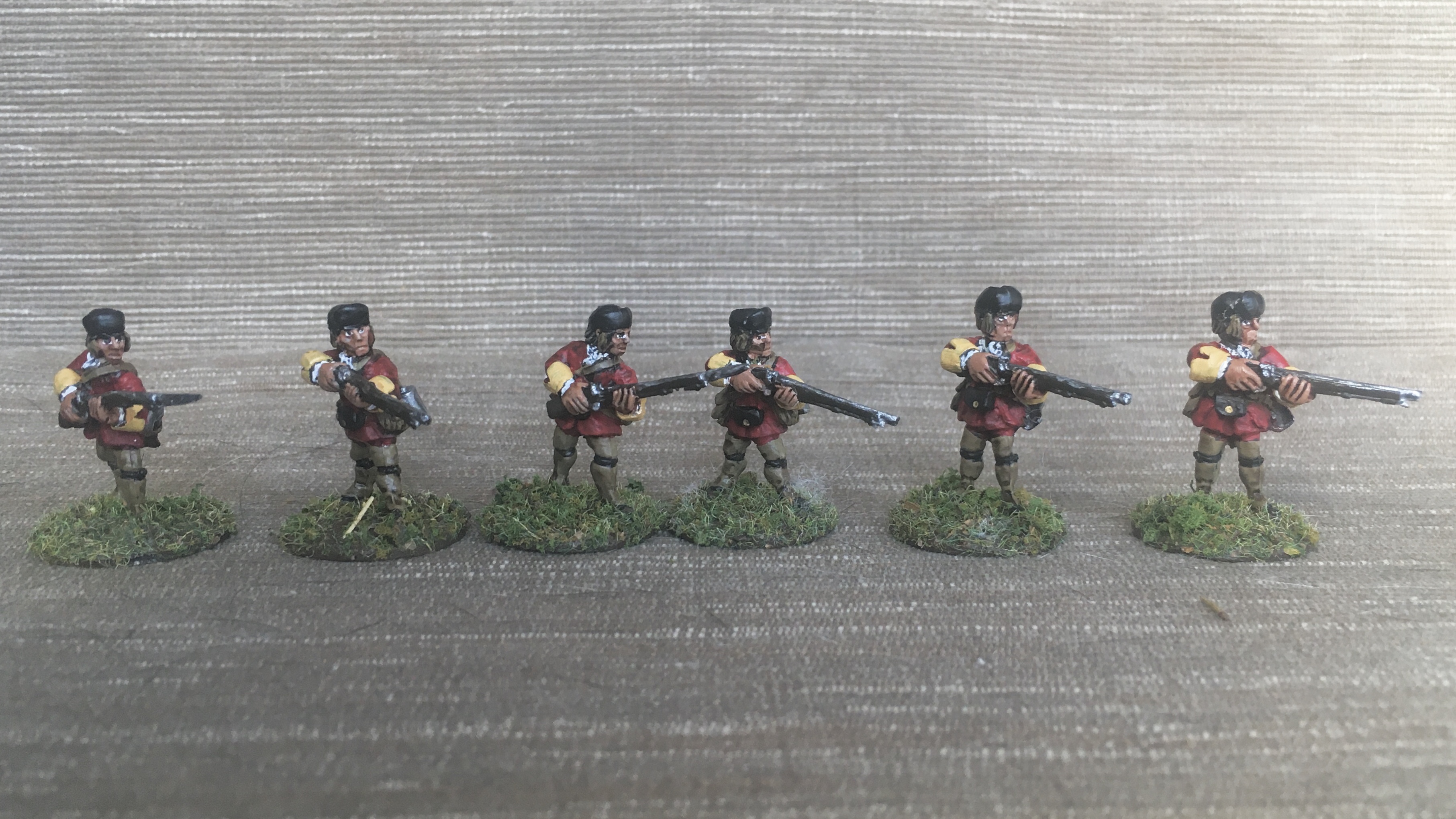 French and Indian War: British Light Infantry from AW Miniatures, Front ...