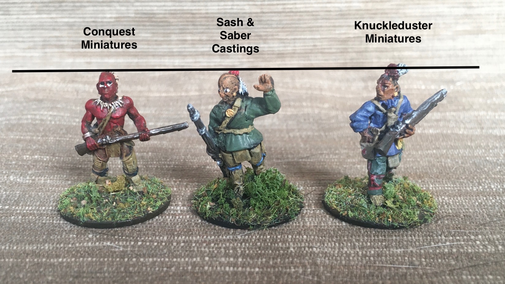 French and Indian War: Comparing 28mm Miniatures Scales – Indians ...