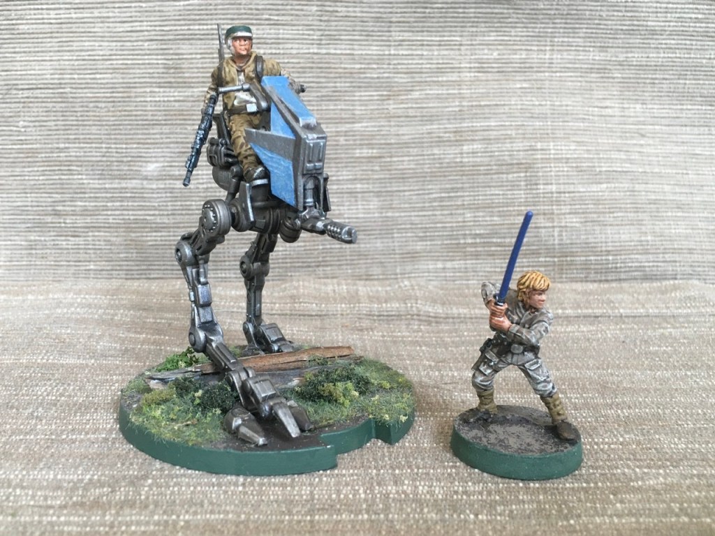 Star Wars Legion: Rebel Troopers, AT-RT and Luke Skywalker | Brooklyn ...